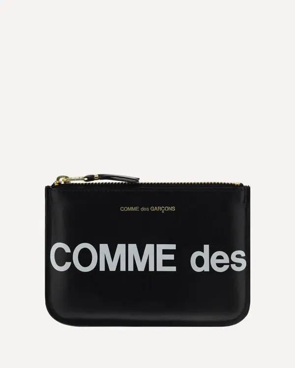 Comme Des Garçons Leather Coin Purse - Black