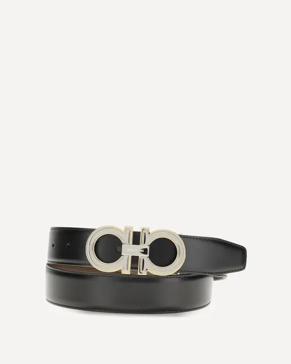FERRAGAMO Reversible Gancini Belt - Multicolour