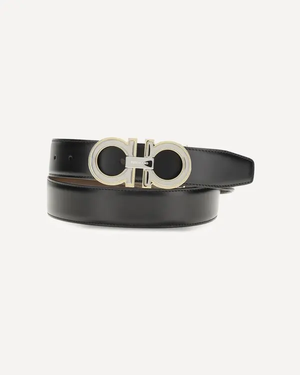 FERRAGAMO Reversible Gancini Belt