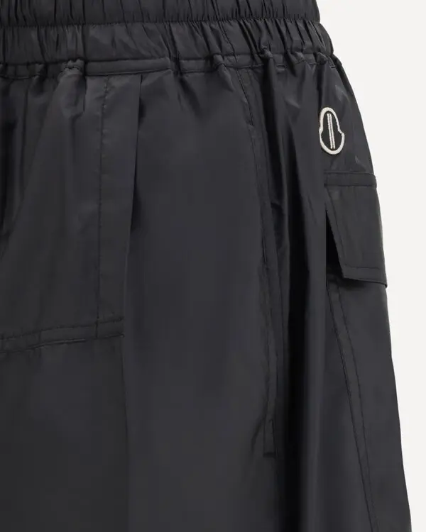 MONCLER + RICK OWENS Nylon Kilt Shorts
