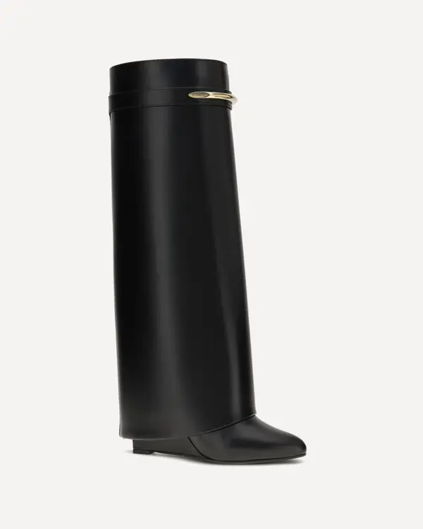 Givenchy Leather Shark Boots - Black