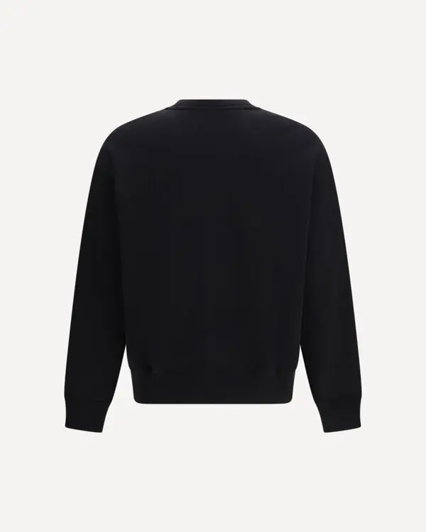 Moschino Printed Organic Cotton Sweatshirt - Black