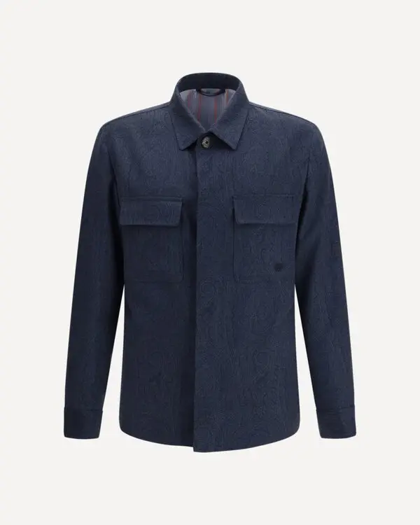 Etro Pure Wool Paisley Jacket