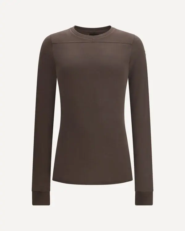 MONCLER + RICK OWENS Girder Long-leeved T-hirt - Brown