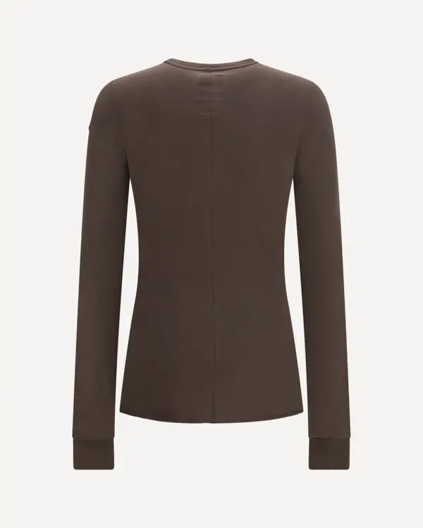 MONCLER + RICK OWENS Girder Long-leeved T-hirt - Brown