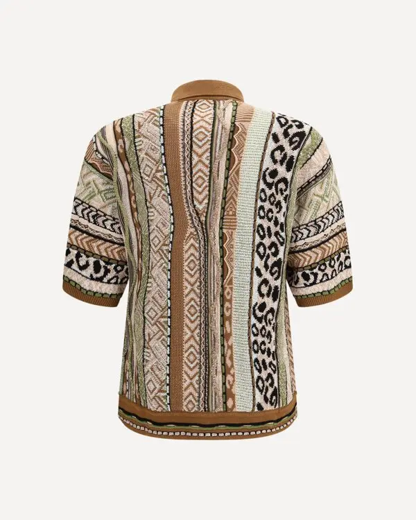 LANEUS Knitted Shirt