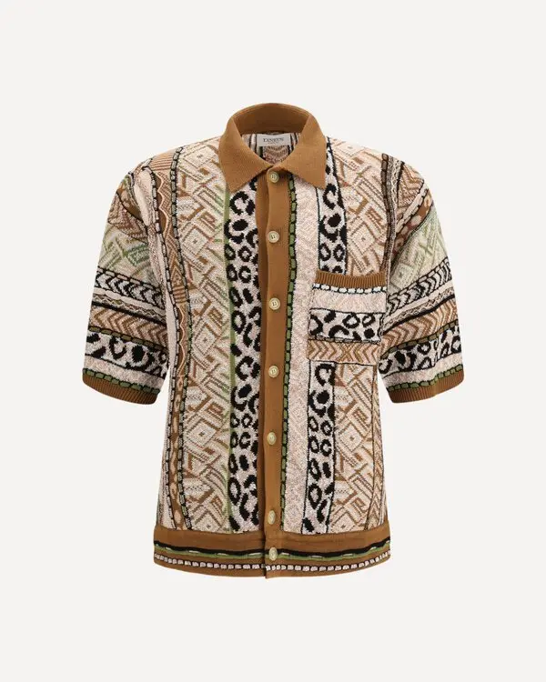 LANEUS Knitted Shirt