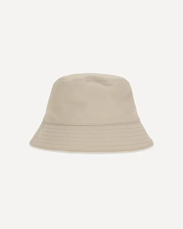 Moncler Cotton And Nylon Bucket Hat - Beige