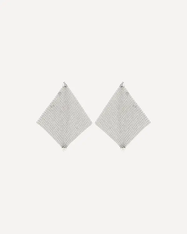 Rabanne Pixel Chainmail Earrings