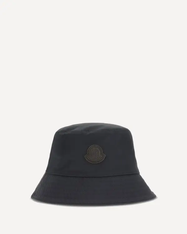 Moncler Cotton And Nylon Bucket Hat - Blue