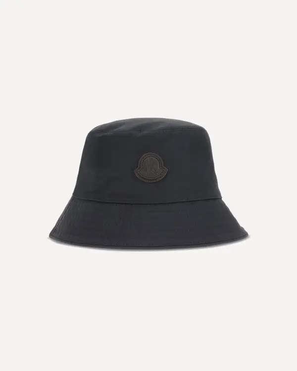 Moncler Cotton And Nylon Bucket Hat - Blue