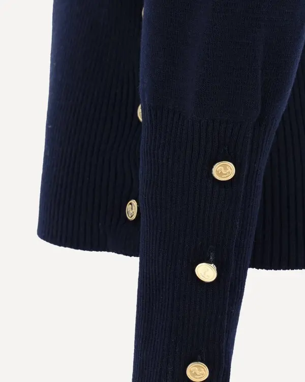 Thom Browne Virgin Wool Sweater With Signature Striping