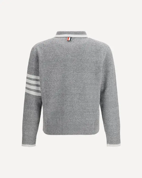 Thom Browne Knitted Polo Shirt
