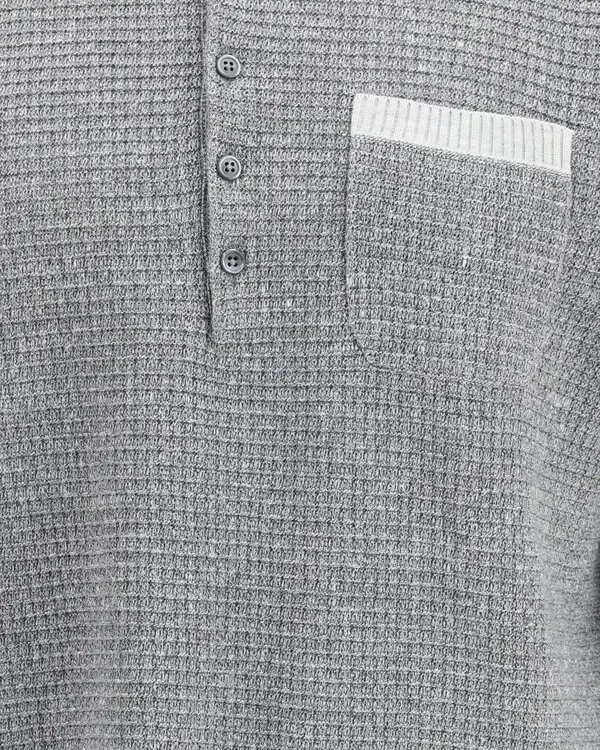 Thom Browne Knitted Polo Shirt