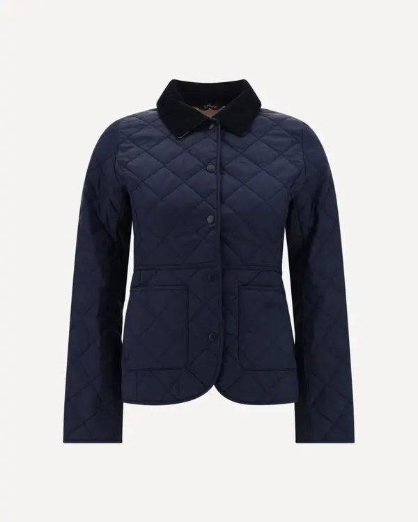 Barbour Deveron Quilted Jacket - Blue