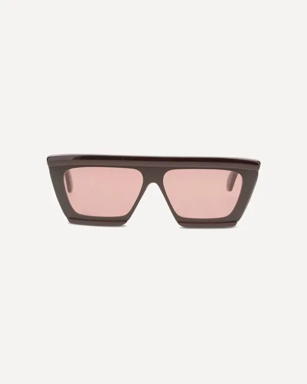 Alaïa Mask Sunglasses - Red
