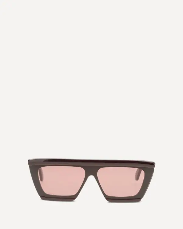 Alaïa Mask Sunglasses - Red