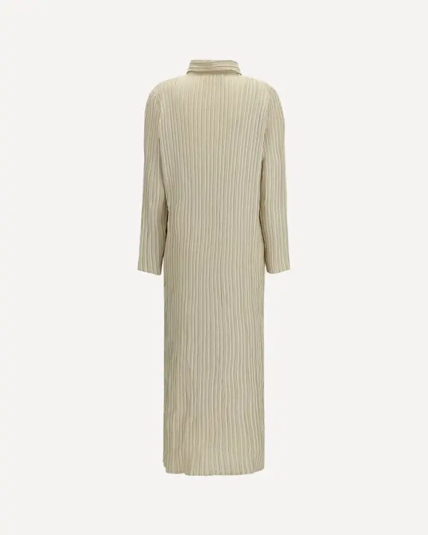 GONGDID DESIGN Long Sleeve Button-up Maxi Dress