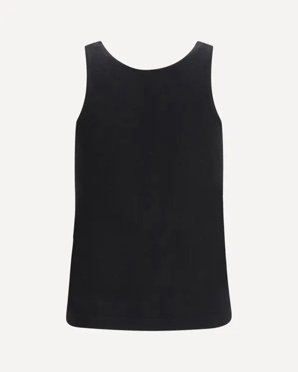 Brunello Cucinelli Sparkling Knit Tank Top - Black