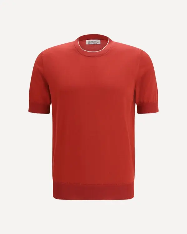 Brunello Cucinelli Cotton T-shirt - Red