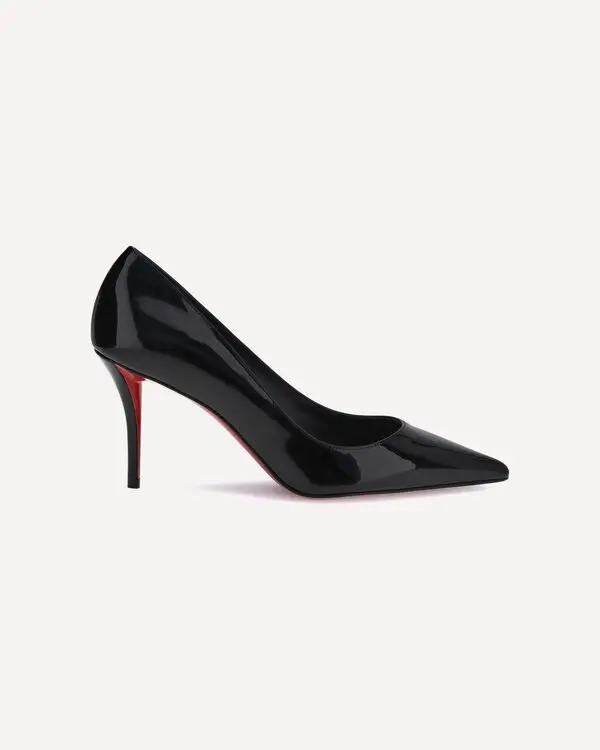 CHRISTIAN LOUBOUTIN Miss Z Patent Leather Pumps - Black