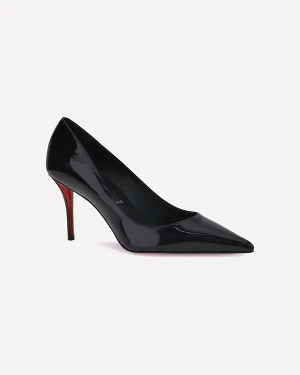 CHRISTIAN LOUBOUTIN Miss Z Patent Leather Pumps - Black