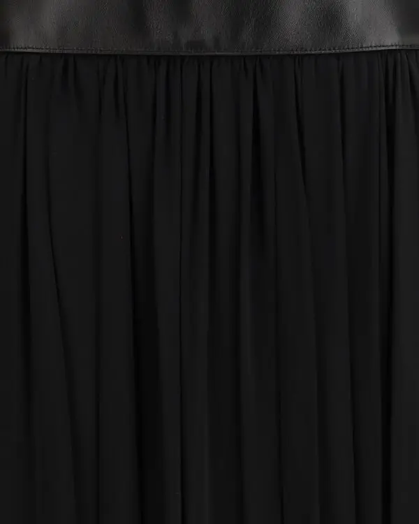 Alaïa Midi Skirt With Leather Belt