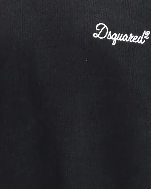 Dsquared2 Logo Cotton Sweatshirt - Black