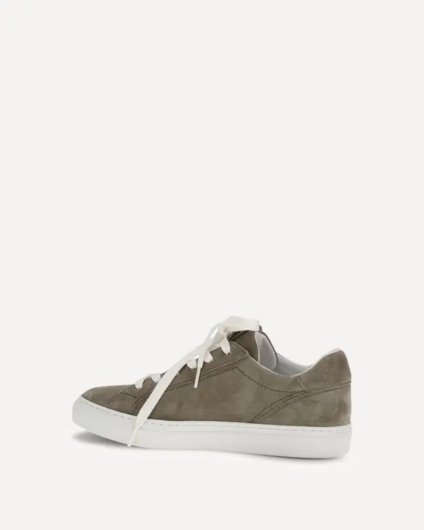 Brunello Cucinelli Suede Sneakers With Precious Loop