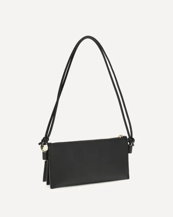 Loewe Calfskin Joya Clutch Bag - Black