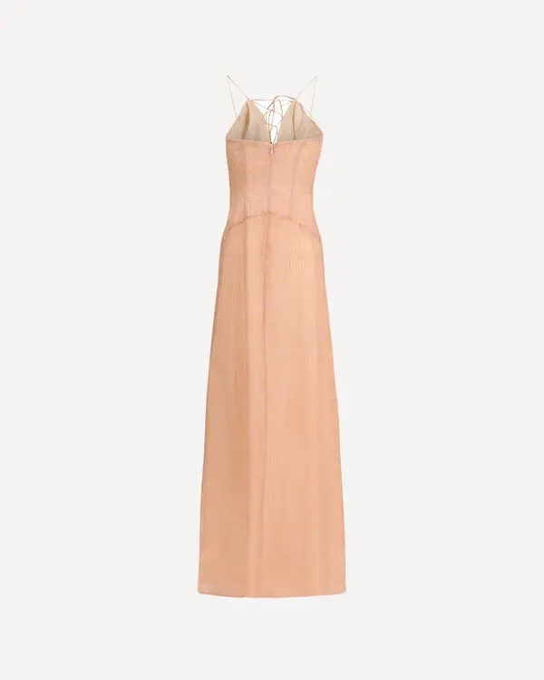 KRISTINA TI Charlene Amnesia Long Dress - Pink