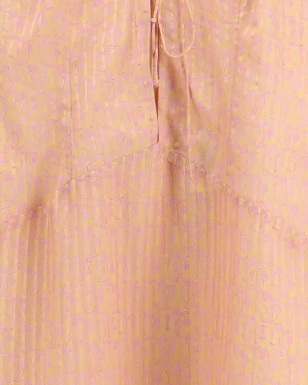 KRISTINA TI Charlene Amnesia Long Dress - Pink