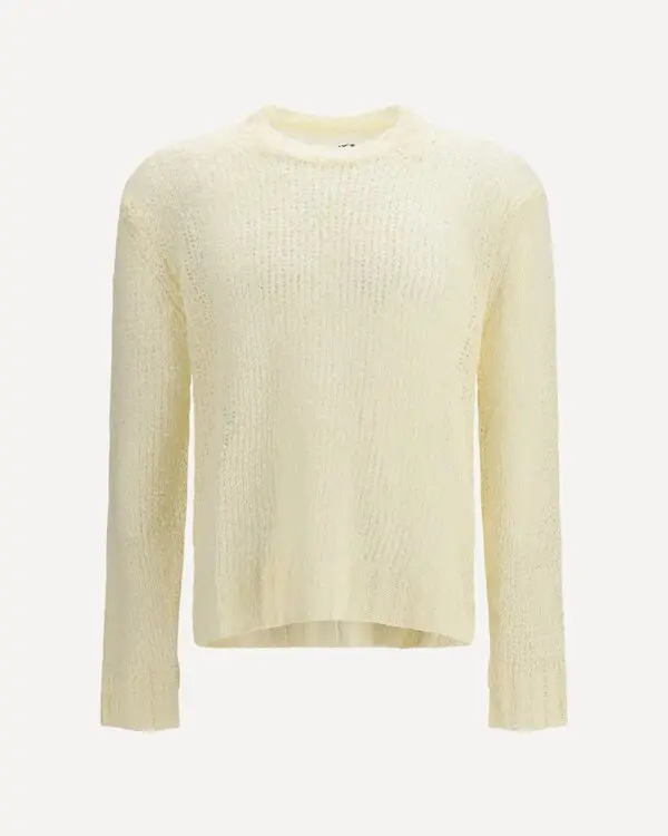 JIL SANDER Openwork Crew Neck Sweater