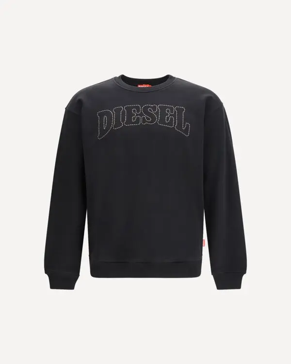 DIESEL® S-norm-v10 Sweatshirt - Black