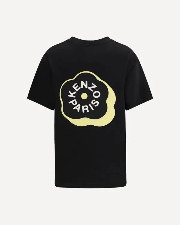 Kenzo Cotton T-shirt With Boke Flower 2.0 Embroidery