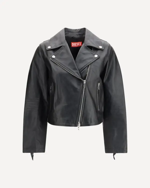 DIESEL® L-unatic Leather Biker Jacket