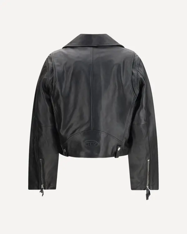 DIESEL® L-unatic Leather Biker Jacket