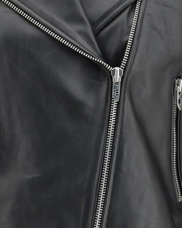 DIESEL® L-unatic Leather Biker Jacket