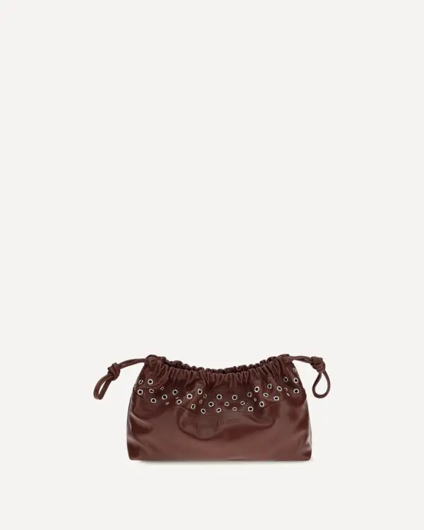 Pierre Hardy Double Clutch With Eyelets - Bordeaux