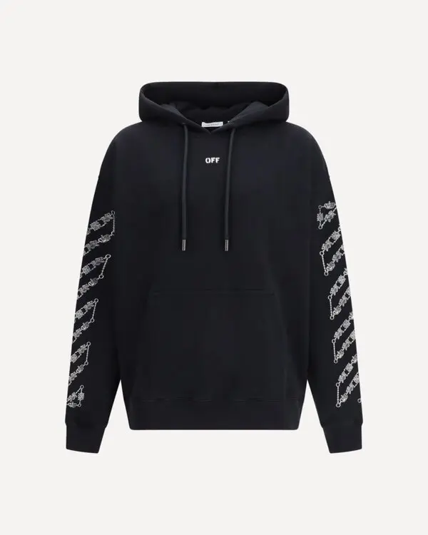 Off-White Chain Araldic Arrow Skate Hoodie