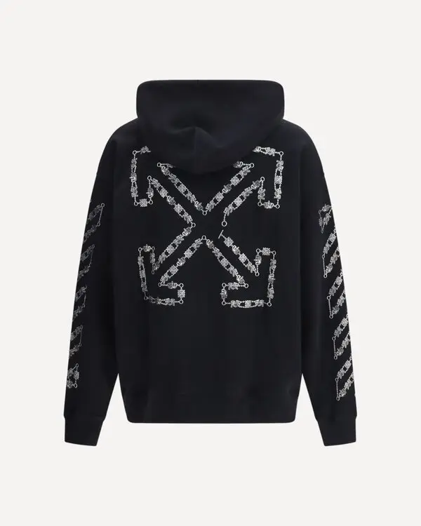 Off-White Chain Araldic Arrow Skate Hoodie
