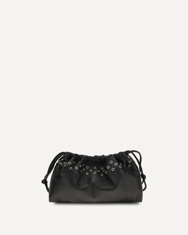 Pierre Hardy Double Clutch With Eyelets - Black