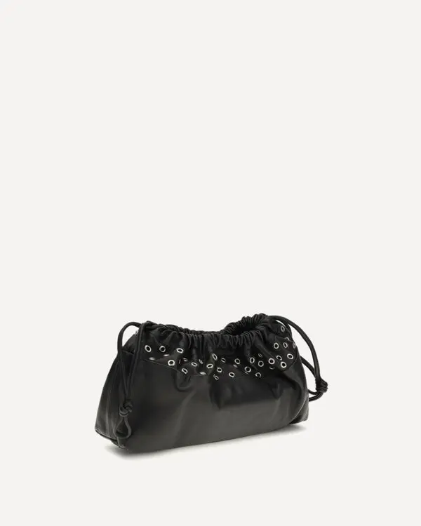 Pierre Hardy Double Clutch With Eyelets - Black