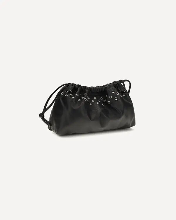 Pierre Hardy Double Clutch With Eyelets - Black