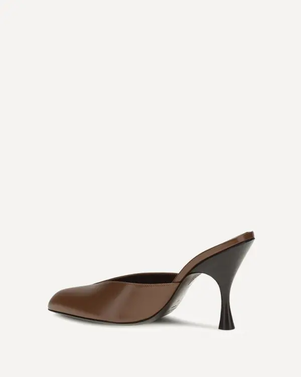 HERBERT LEVINE Leather Mules