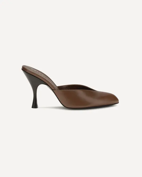HERBERT LEVINE Leather Mules