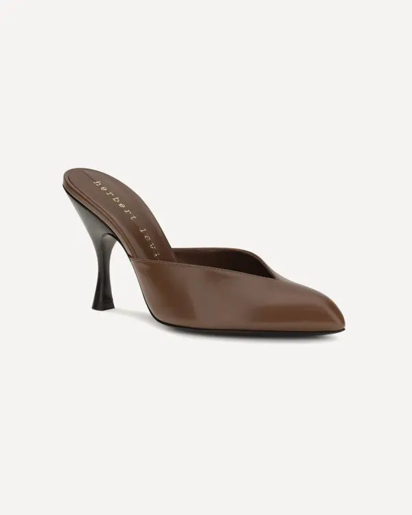 HERBERT LEVINE Leather Mules