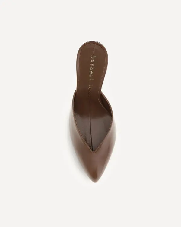 HERBERT LEVINE Leather Mules
