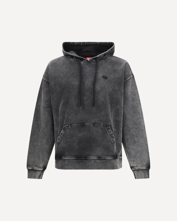 DIESEL® S-boxt-hood-den Hoodie - Black