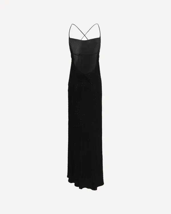Pinko Long Strass Slipdress